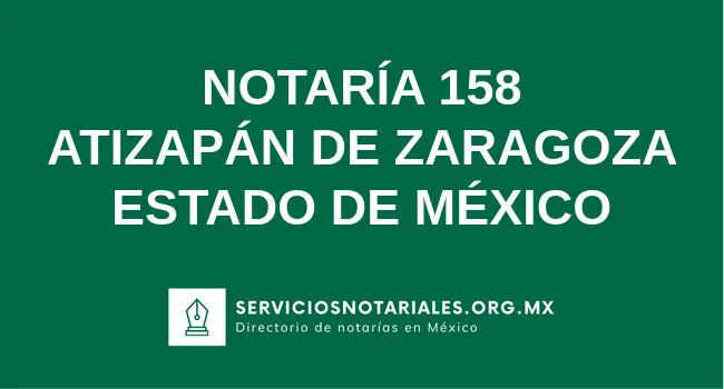 Notaría 158 Atizapán de Zaragoza - Notario Lic. José Alfredo de la Cruz ...
