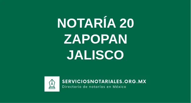 Notaría 20 Zapopan - Notario Lic. Santiago Camarena Plancarte