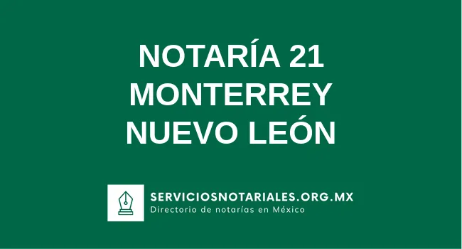 Notaría 21 Monterrey - Notario Lic. Rafael Rodríguez Avila