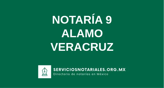 Notaría 9 Alamo - Notario Del Ángel Rueda Jennifer Lic.